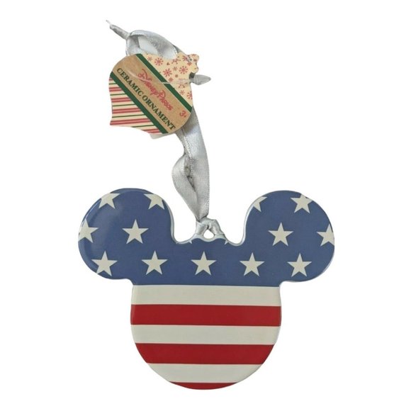 Disney | Holiday | Disney Parks Mickey Minnie Mouse Patriotic Flag ...